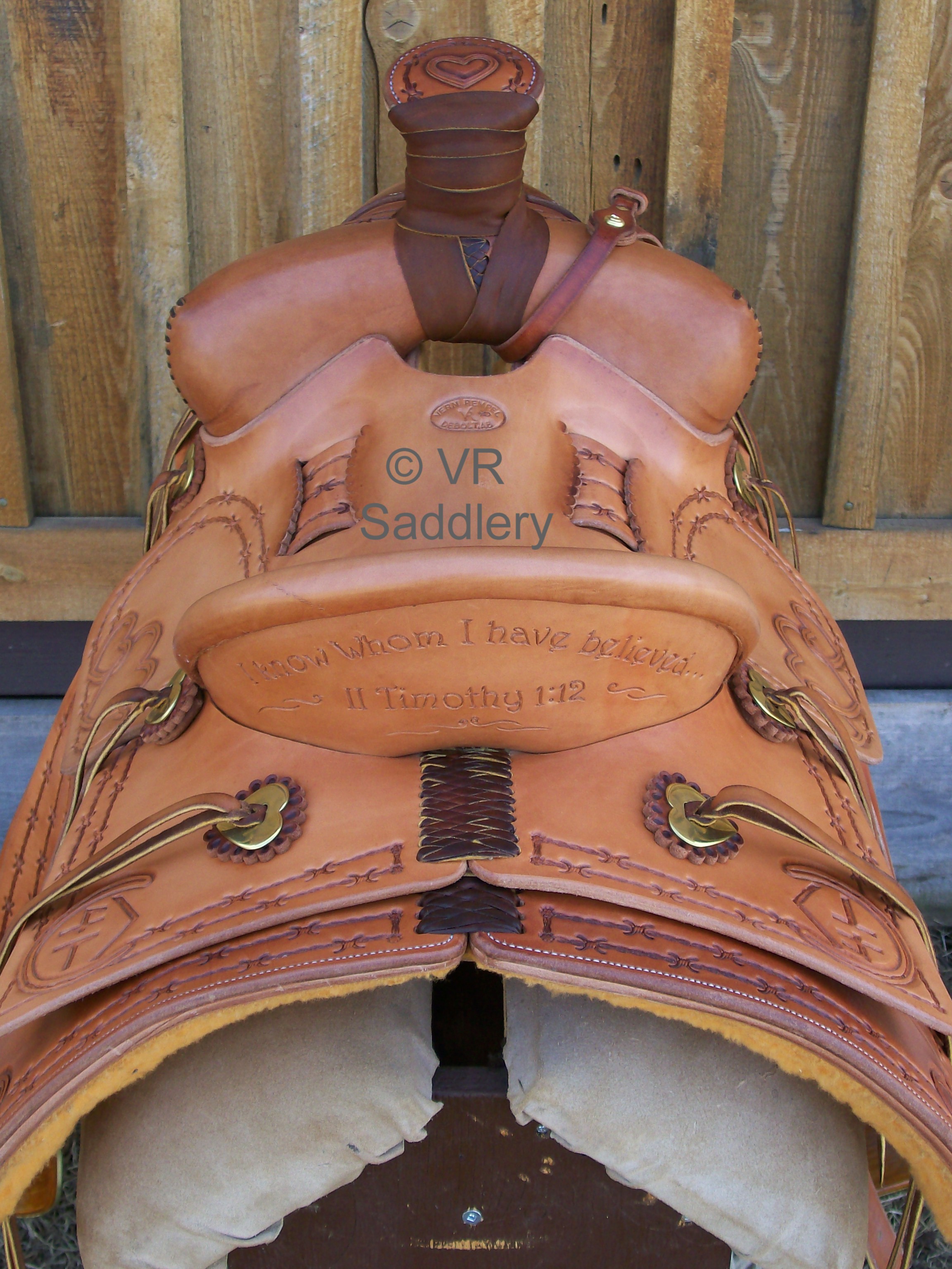 VR Saddlery: Custom western saddle